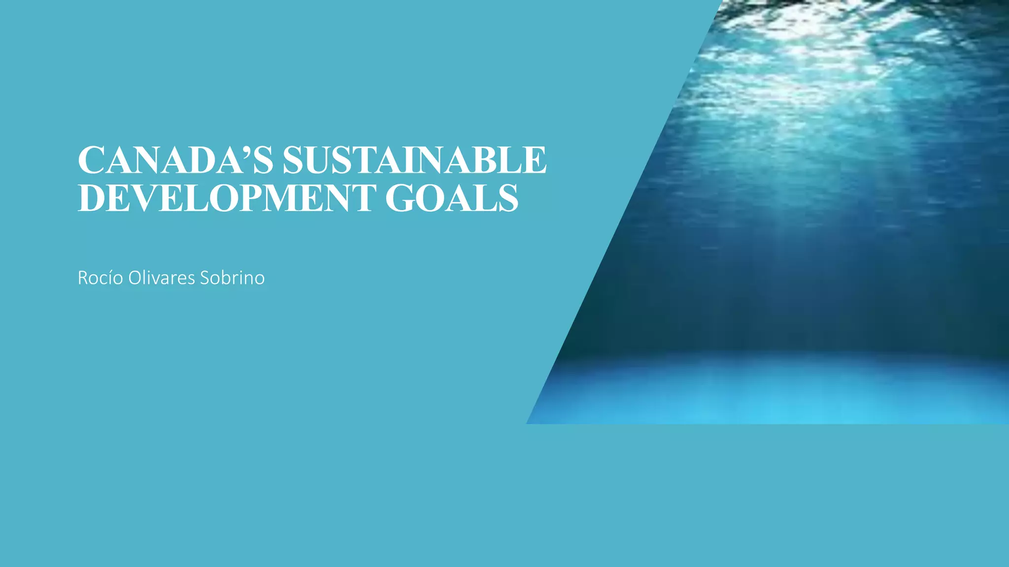 Canada's Sustainable Development Goals | PDF