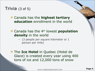 Canada Powerpoint Country | PPT