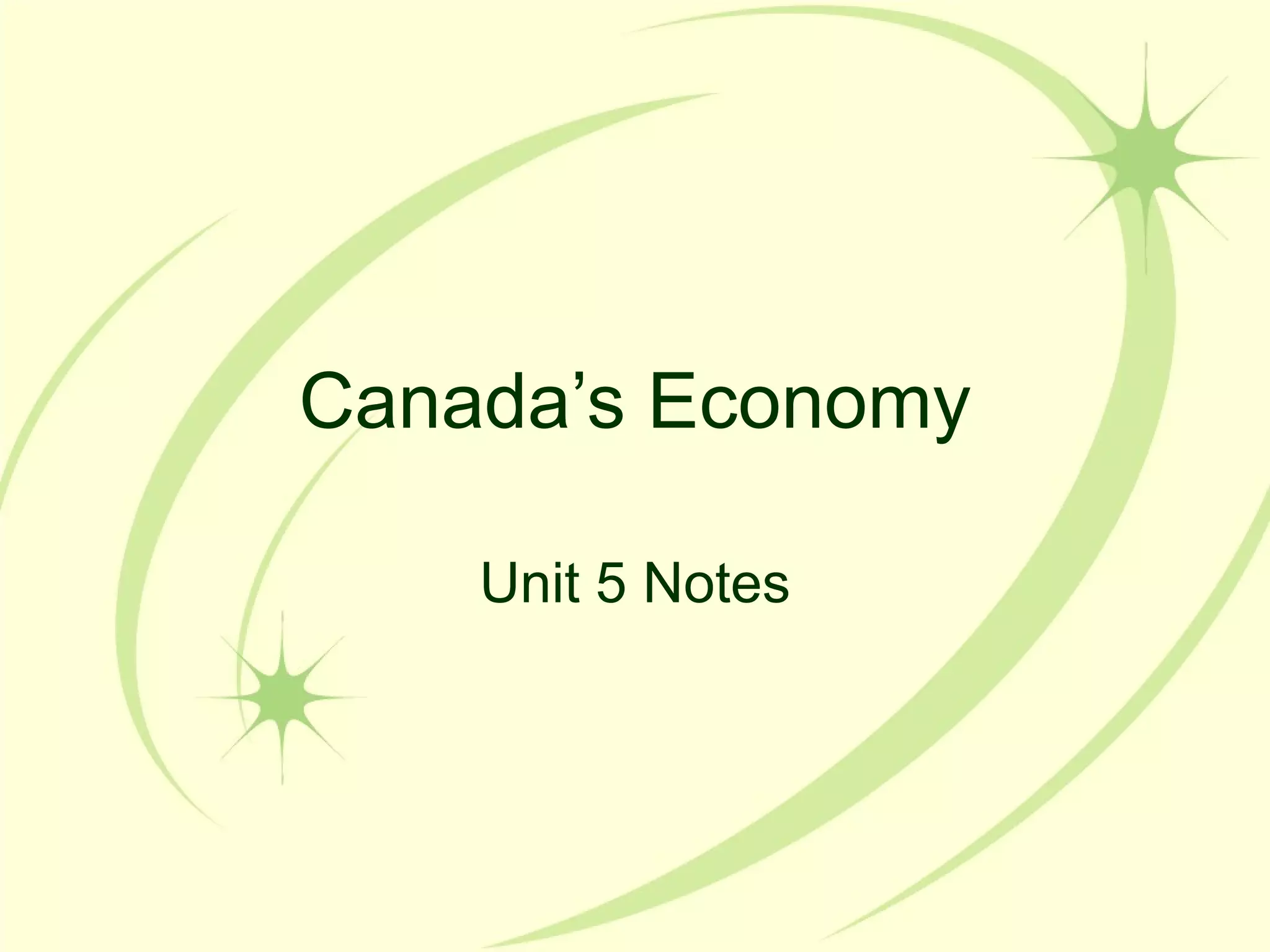 Canadas Economy | PPT