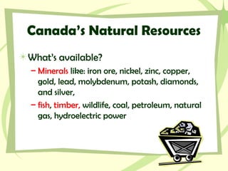 Canadas economy | PPT | Commodities | Economy