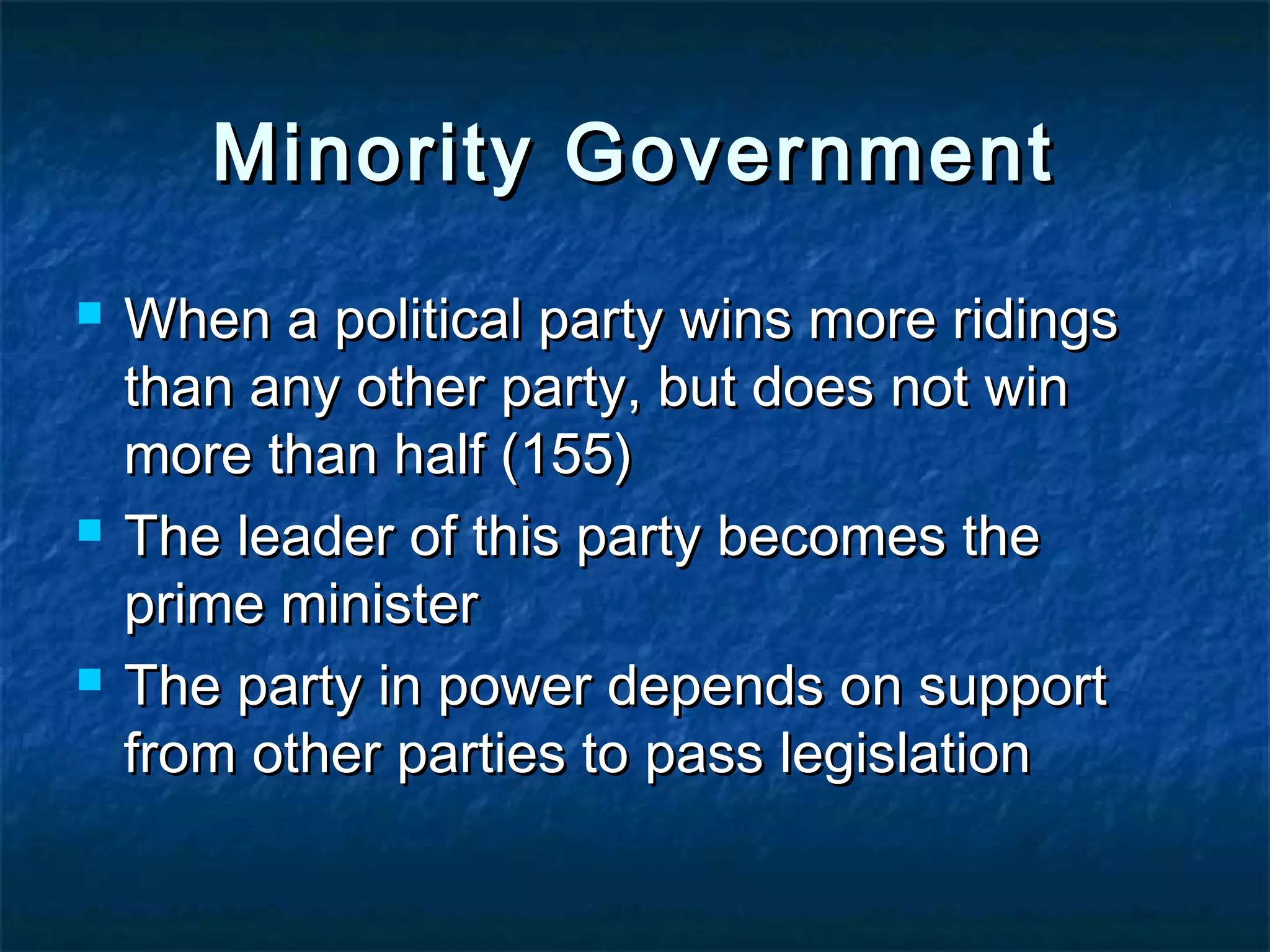 Canada’s electoral system nov update | PPT