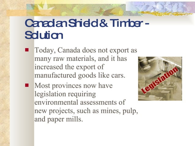 Canada's environmental issues | PPT