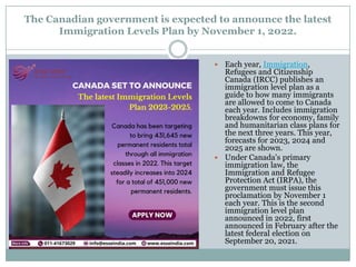 Canada set to announce the latest Immigration Levels Plan 2023-2025.pdf