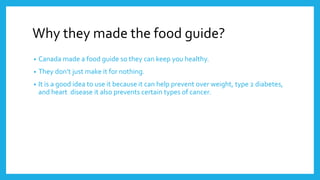 Canada’s food guide | PPT
