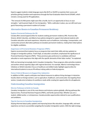 Canada’s Plan to Remove LMIA Points What It Means for Canadian ...