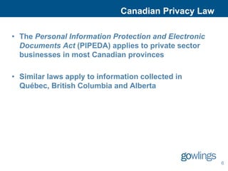 Canada's Privacy and New Anti-spam Laws: What You Need to Know to ...