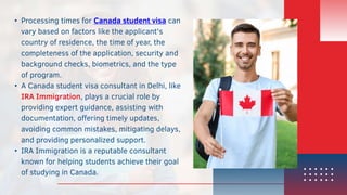 Canada Student Visa Process and processing time.pptx