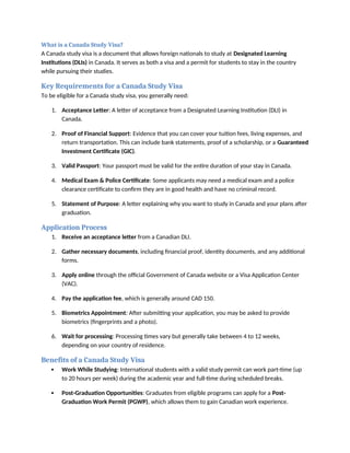 Canada Study Visa Guide Transitioning from SDS & NSE to a Streamlined ...