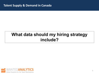 Using Canadian Talent Supply and Demand Data in your Recruiting ...