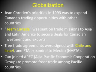 Canada & the world 1990s | PPT