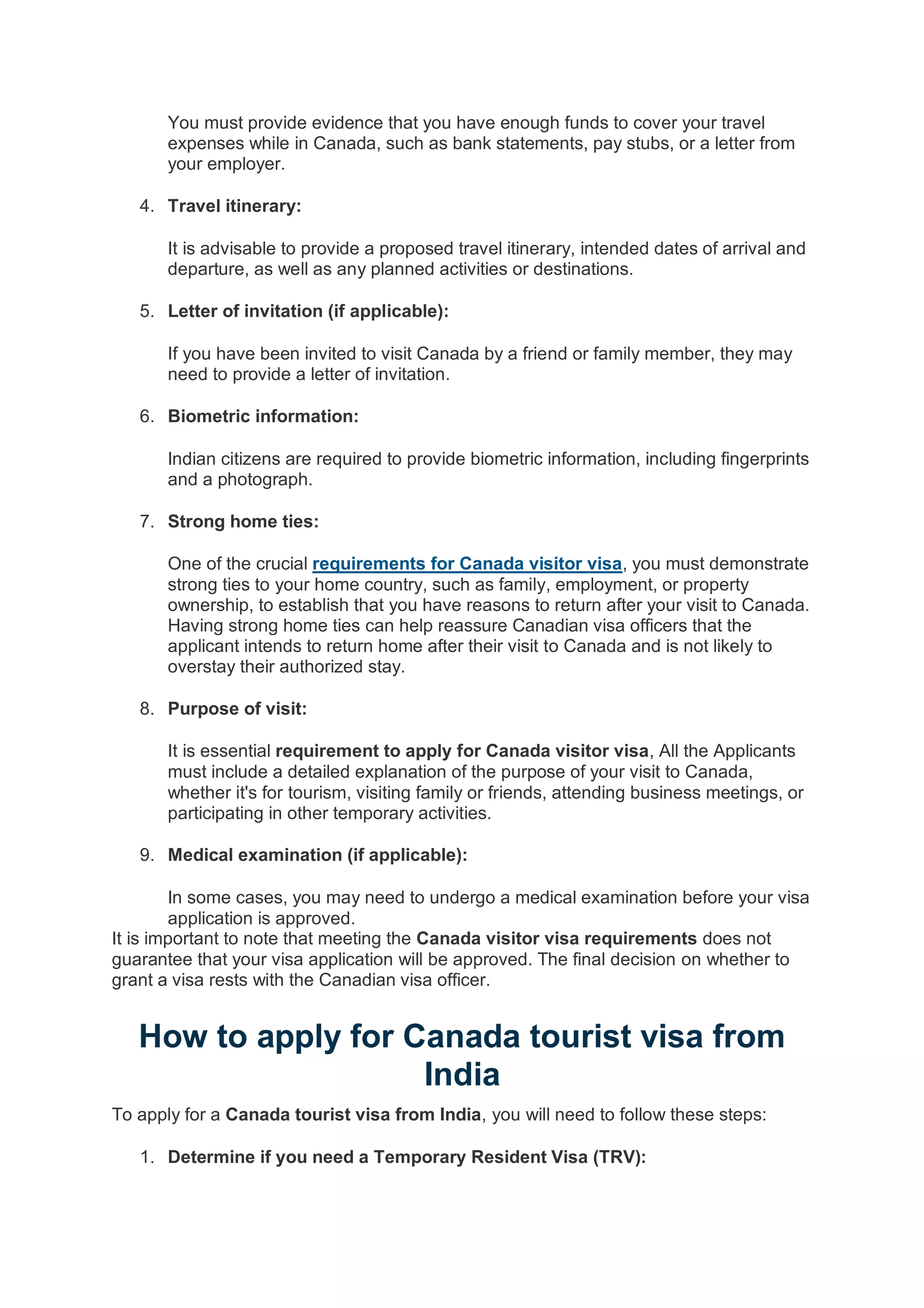 Canada Tourist visa From India.pdf