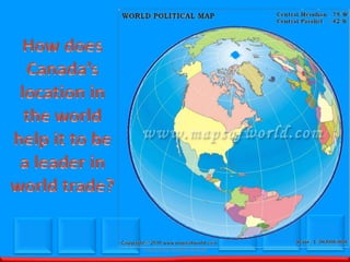 Canada where people live and how they trade | PPTX