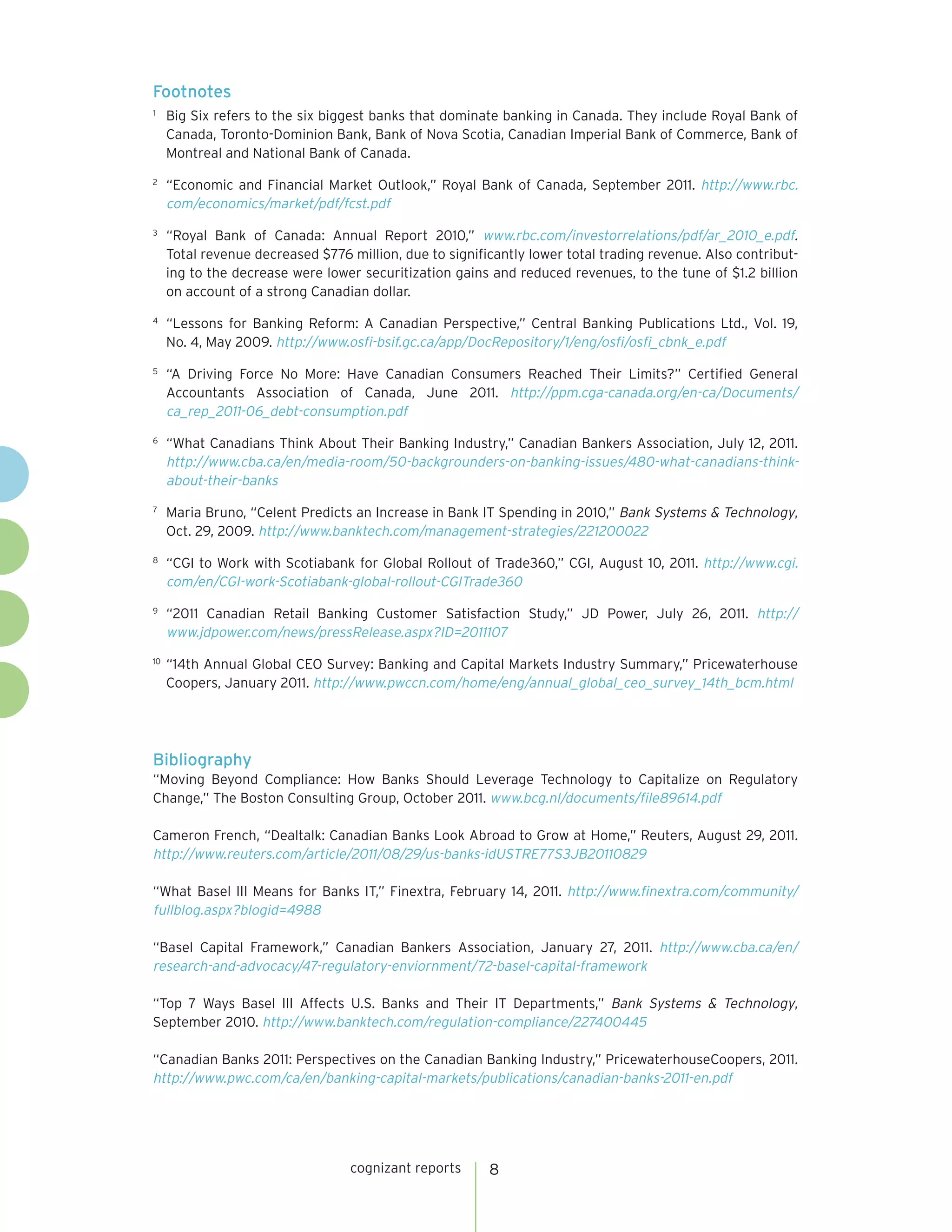 Canadian Banking Industry: Performance and Perspectives | PDF