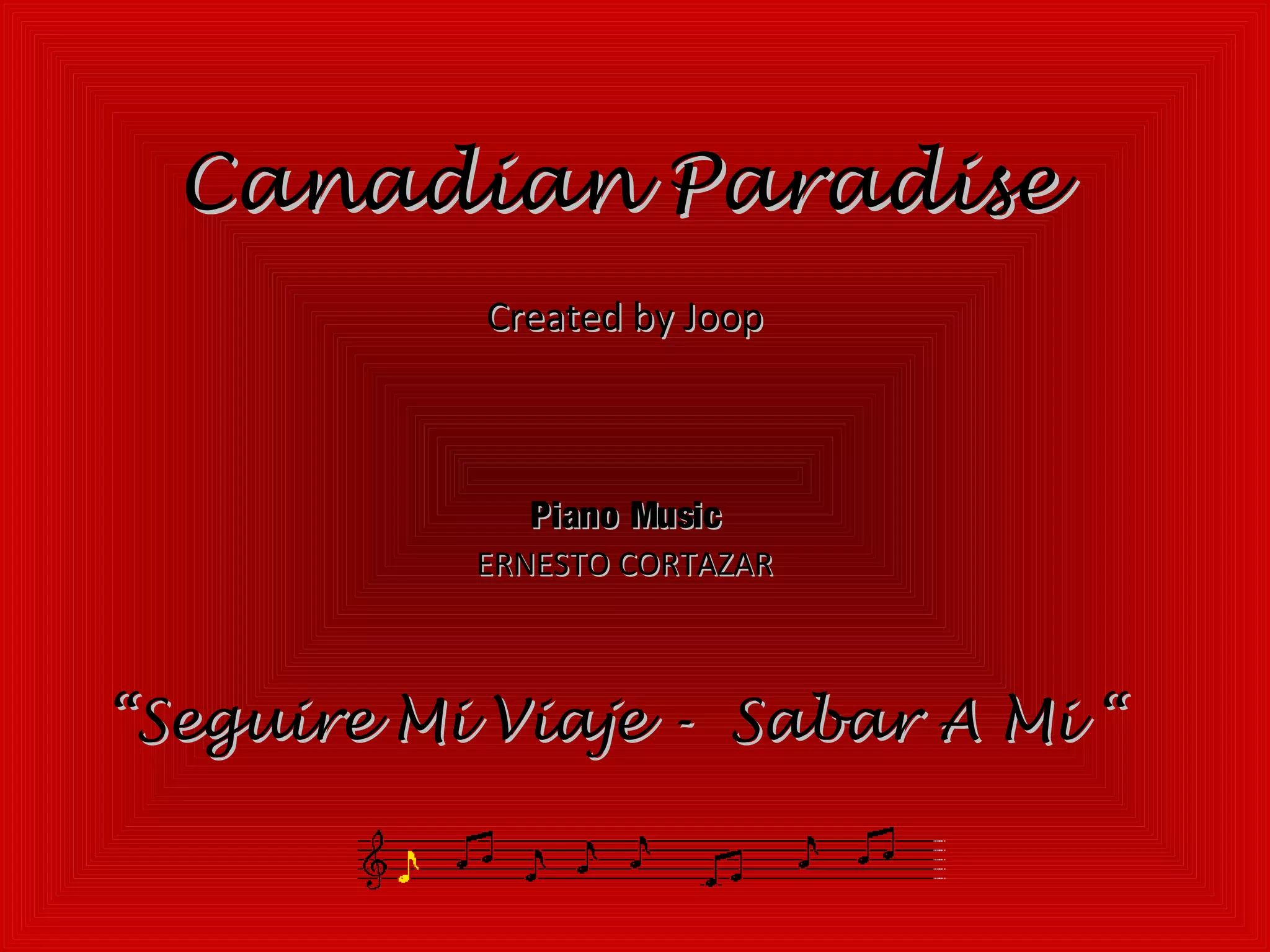 Canadian paradise | PPS