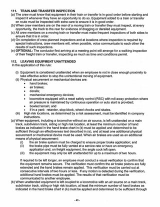 Canadian rail-operating-rules | PDF