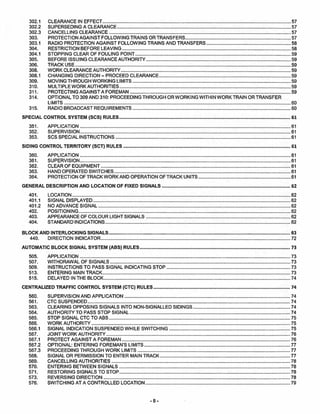 Canadian rail-operating-rules | PDF