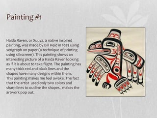 Canadian artists by Cole W. | PPT