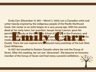 Canadian artists | PPT