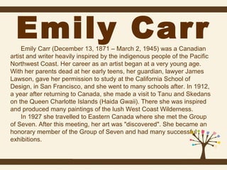 Canadian artists | PPT