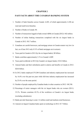 Canadian banking | PDF