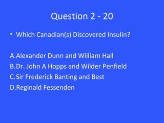 Canadian Citizenship Quiz | PPT