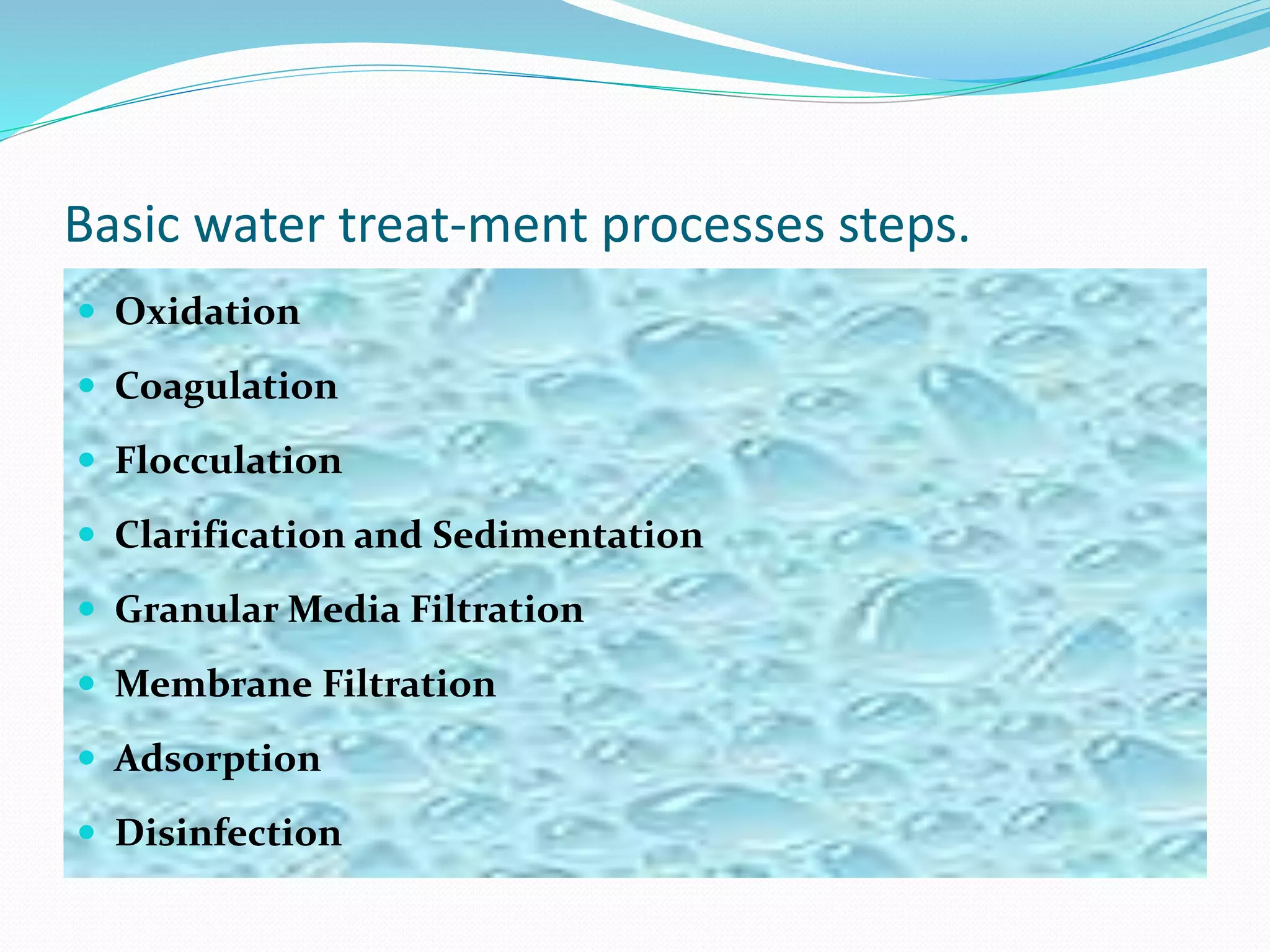 water treatment | PPTX