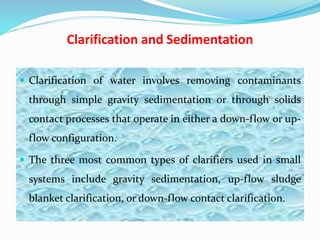 water treatment | PPTX