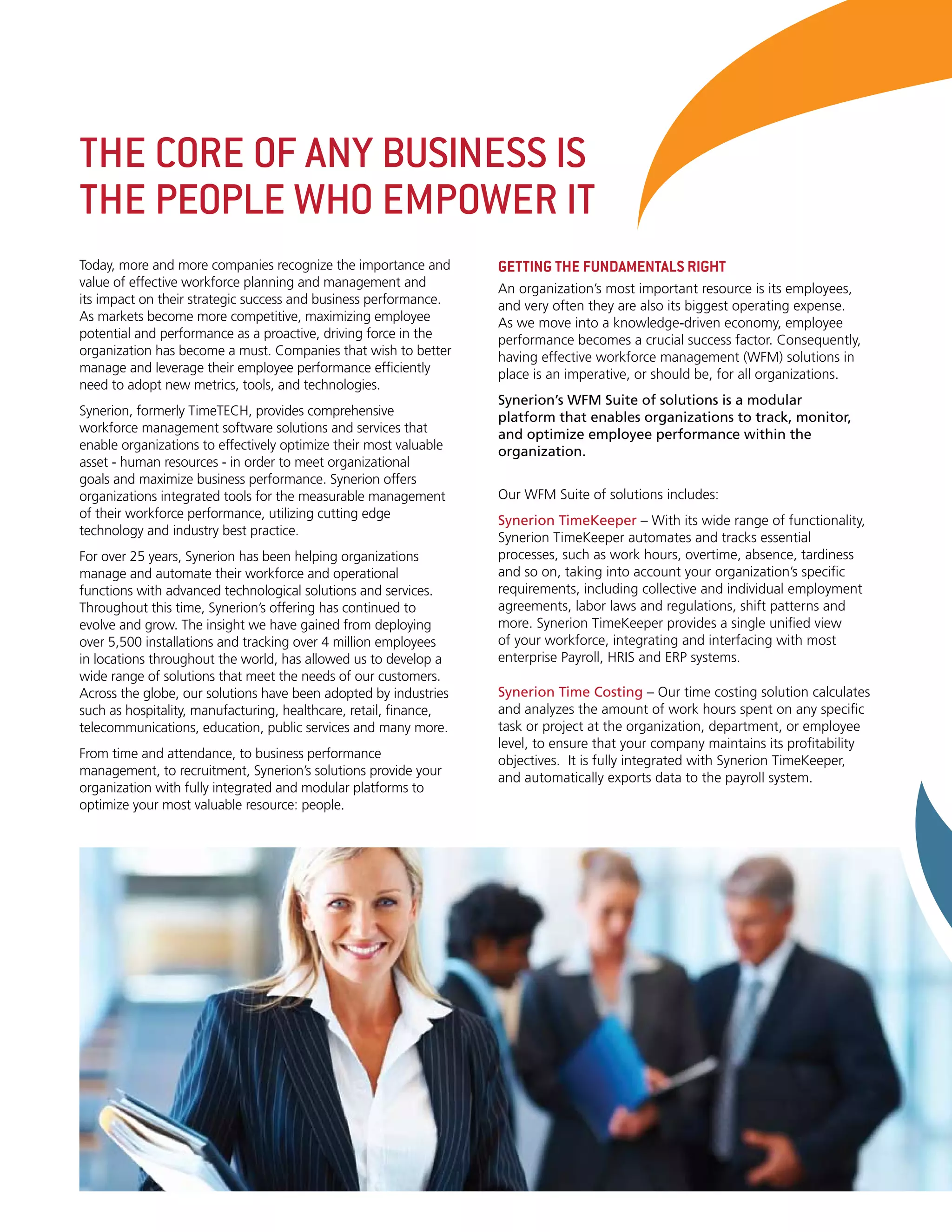 Synerion Company Profile | PDF