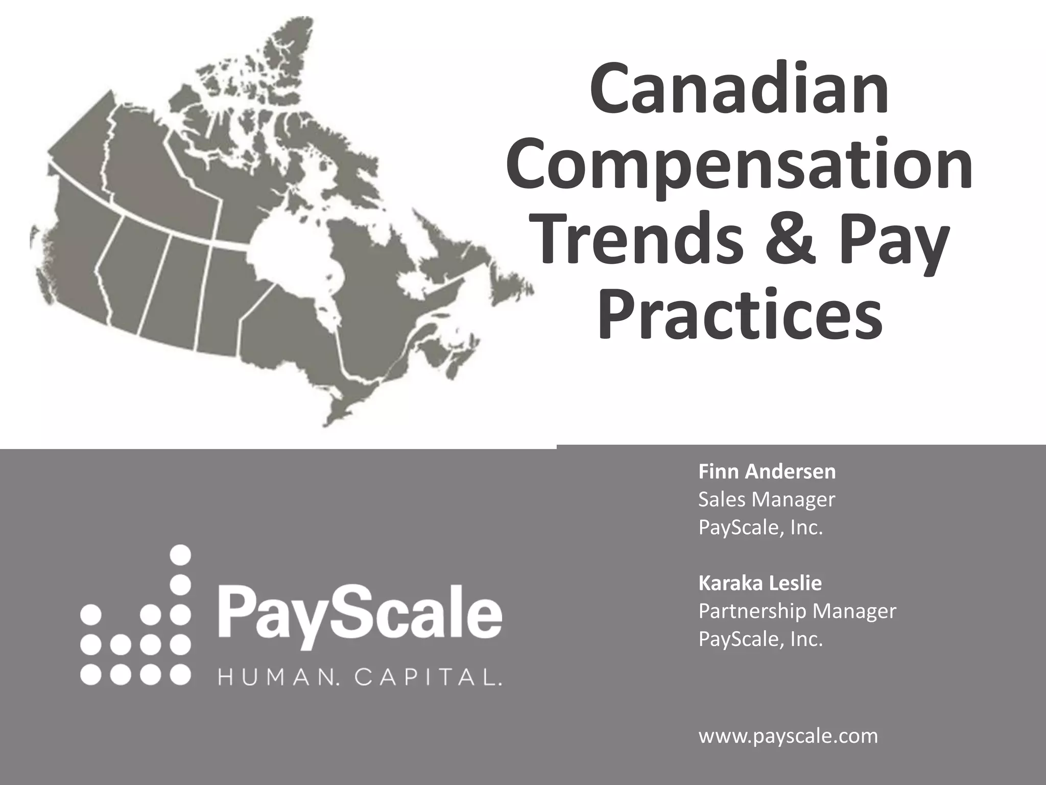 Canadian Compensation Trends & Pay Practices | PPTX | Human Resources ...
