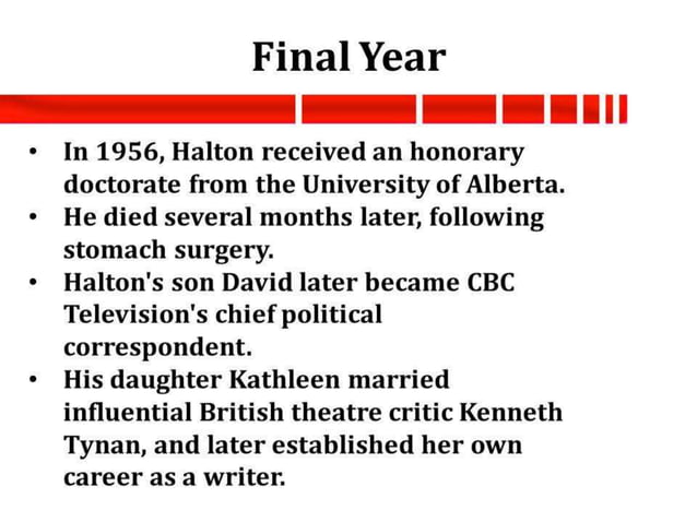 The Canadian Correspondent: Matthew Halton | PPTX