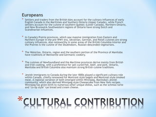 Canadian cuisine | PPT