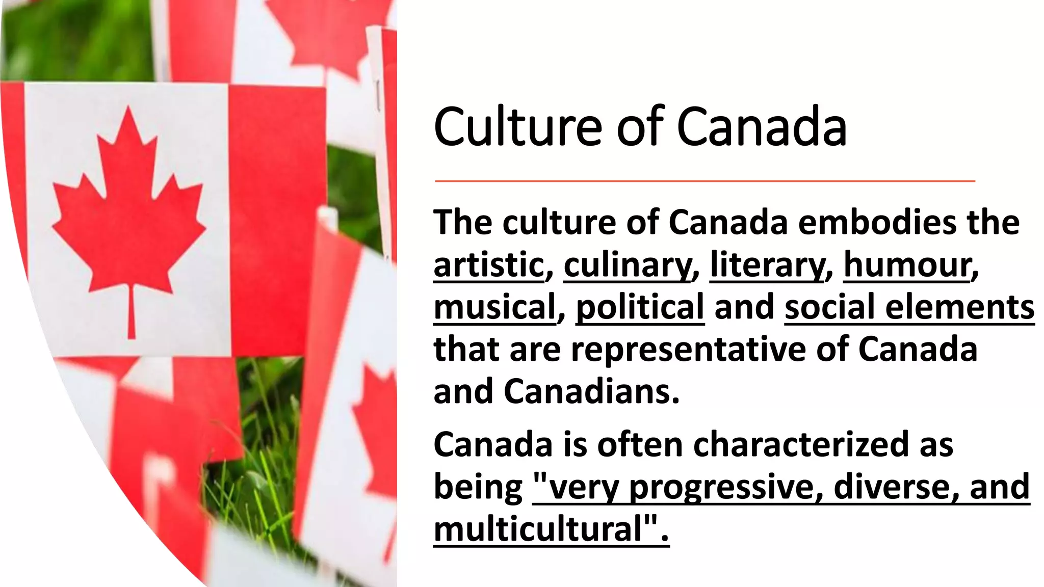 Canadian culture and traditions | PPTX