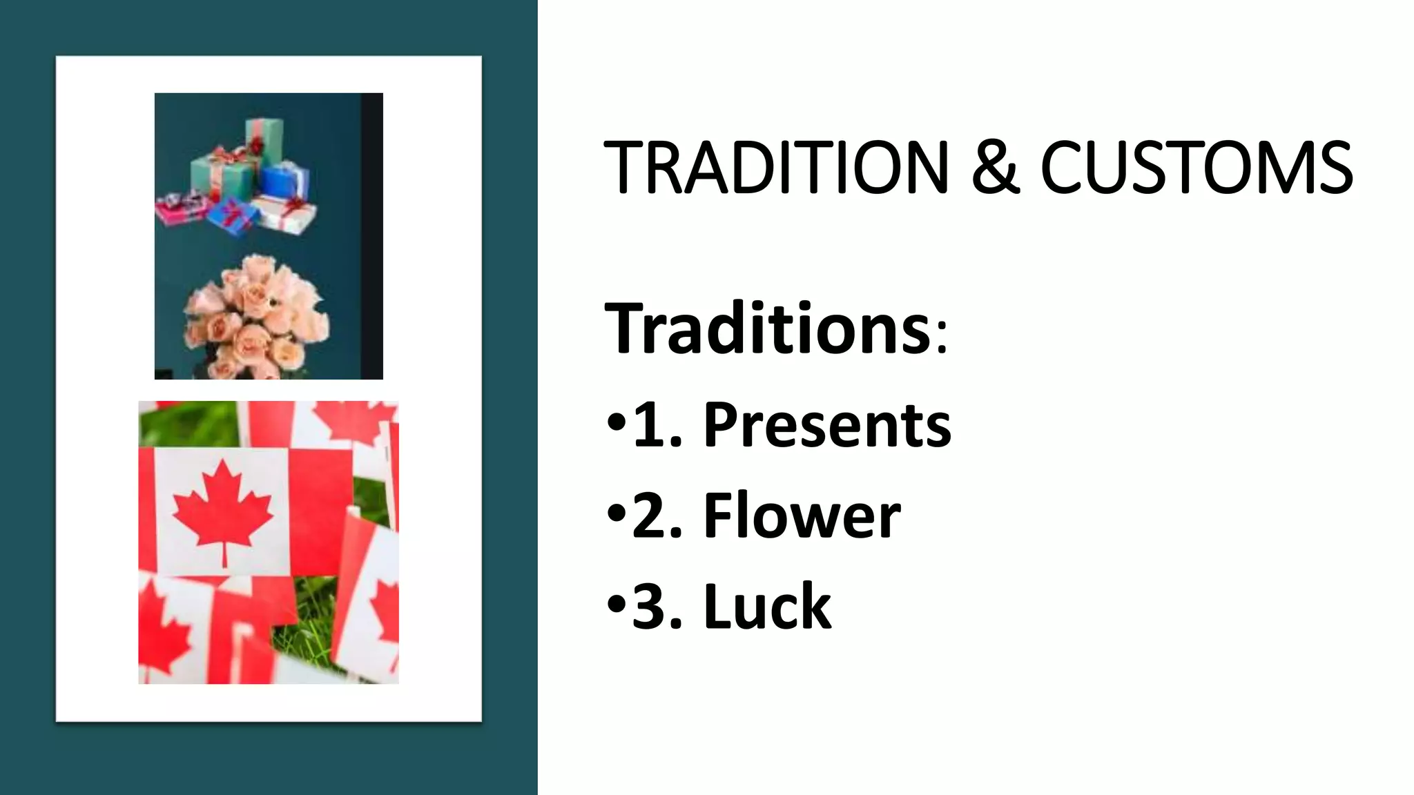 Canadian culture and traditions | PPTX