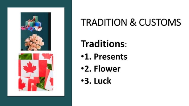 Canadian culture and traditions | PPTX