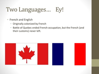 Canadian Culture | PPTX