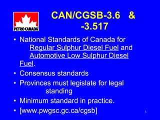 Canadian diesel fuel | PPT