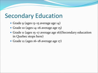 CANADIAN EDUCATION covers social work and community development ...