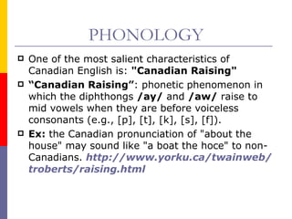 Canadian english ppp | PPT