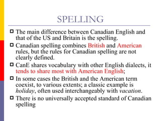 Canadian english ppp | PPT