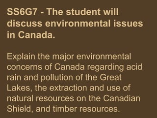 Canadian environmental | PPT