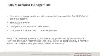 Canadian Export Reporting System (CERS) | PPT