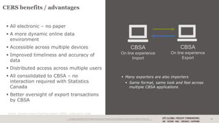 Canadian Export Reporting System (CERS) | PPT