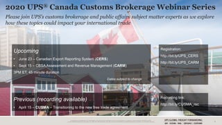 Canadian Export Reporting System (CERS) | PPT
