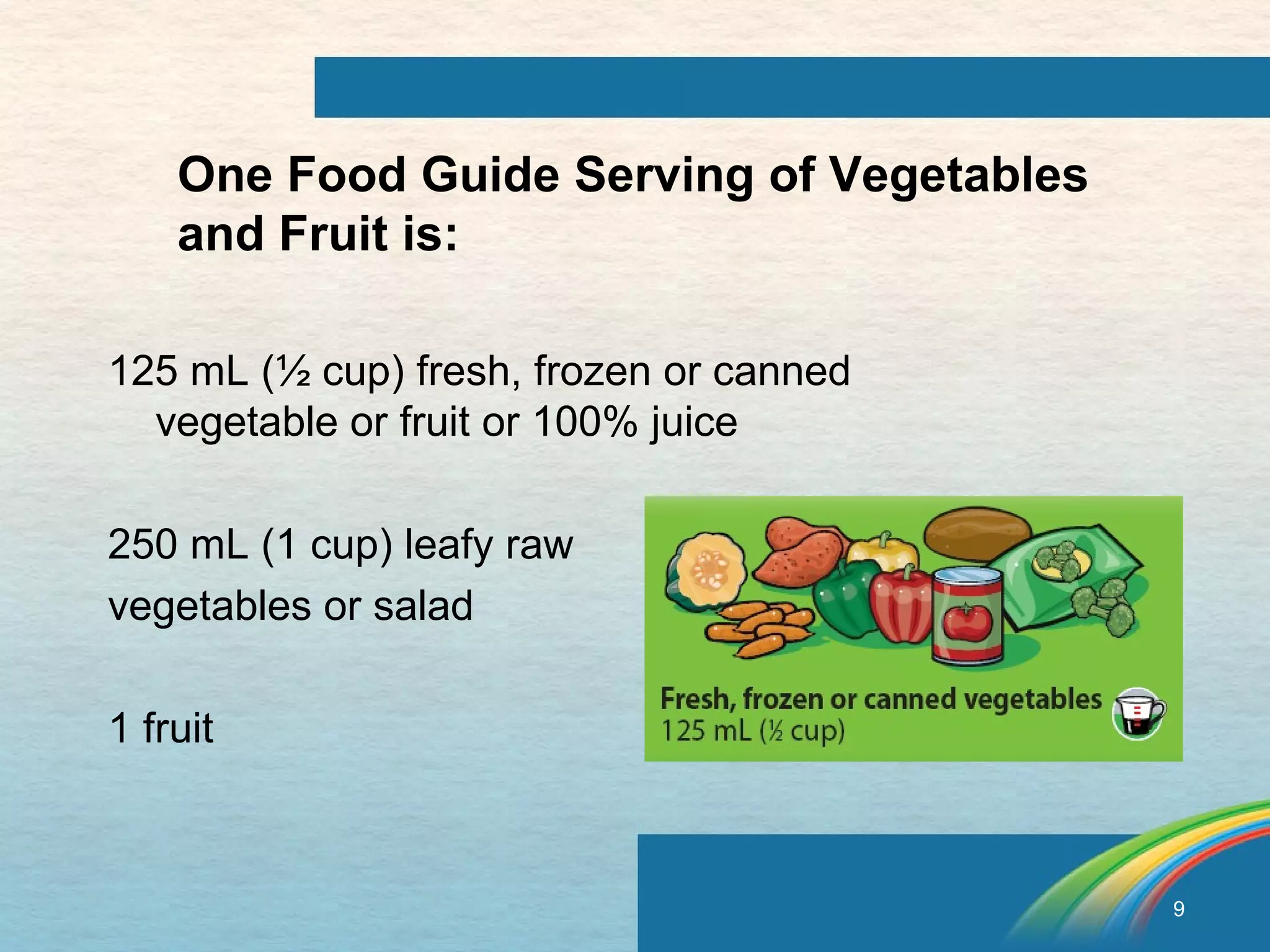 Canadian food guide | PPT