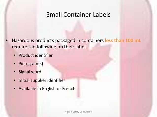 Canadian ghs at a glance | PPT