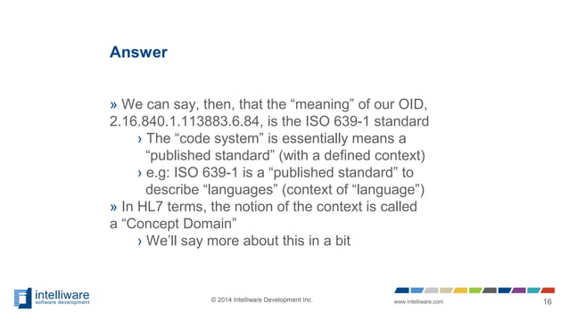 Canadian Healthcare Codes and Terminology Standards | PPT