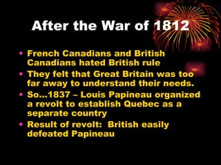 Canadian History | PPT