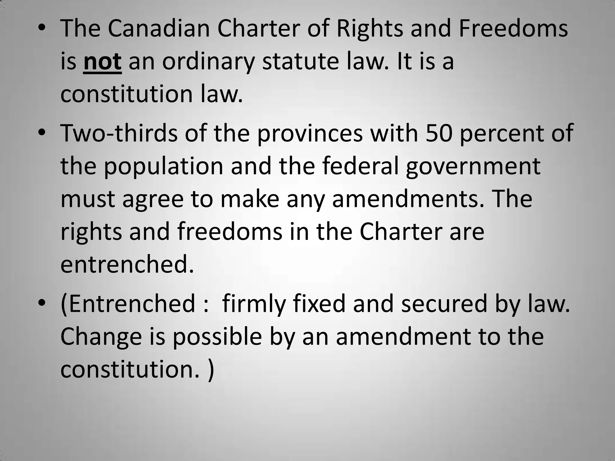 Canadian human rights and freedoms | PPTX