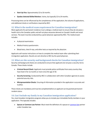Canadian Immigration Process 15 Frequently Asked Questions Answered.docx