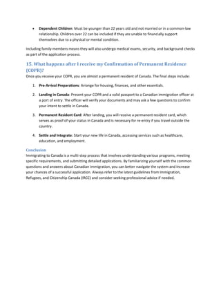 Canadian Immigration Process 15 Frequently Asked Questions Answered.docx